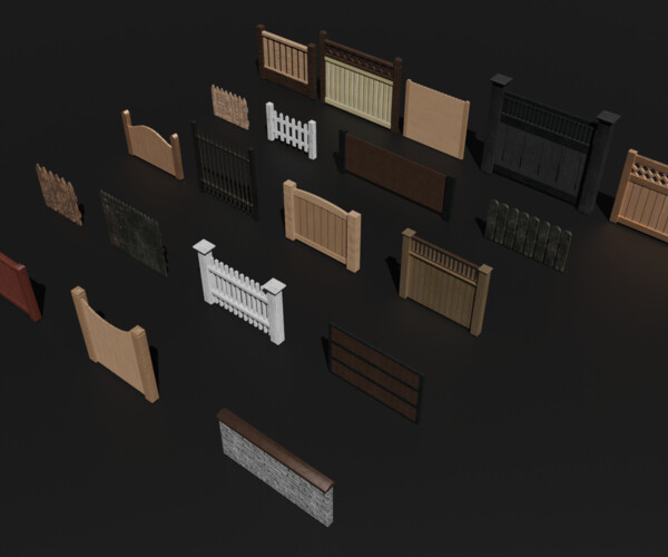 ArtStation - Fence Pack | Game Assets