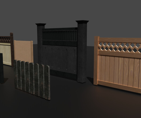 ArtStation - Fence Pack | Game Assets