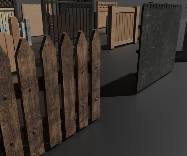 ArtStation - Fence Pack | Game Assets