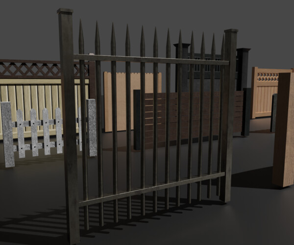 ArtStation - Fence Pack | Game Assets