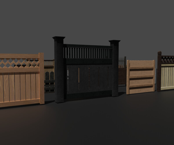ArtStation - Fence Pack | Game Assets