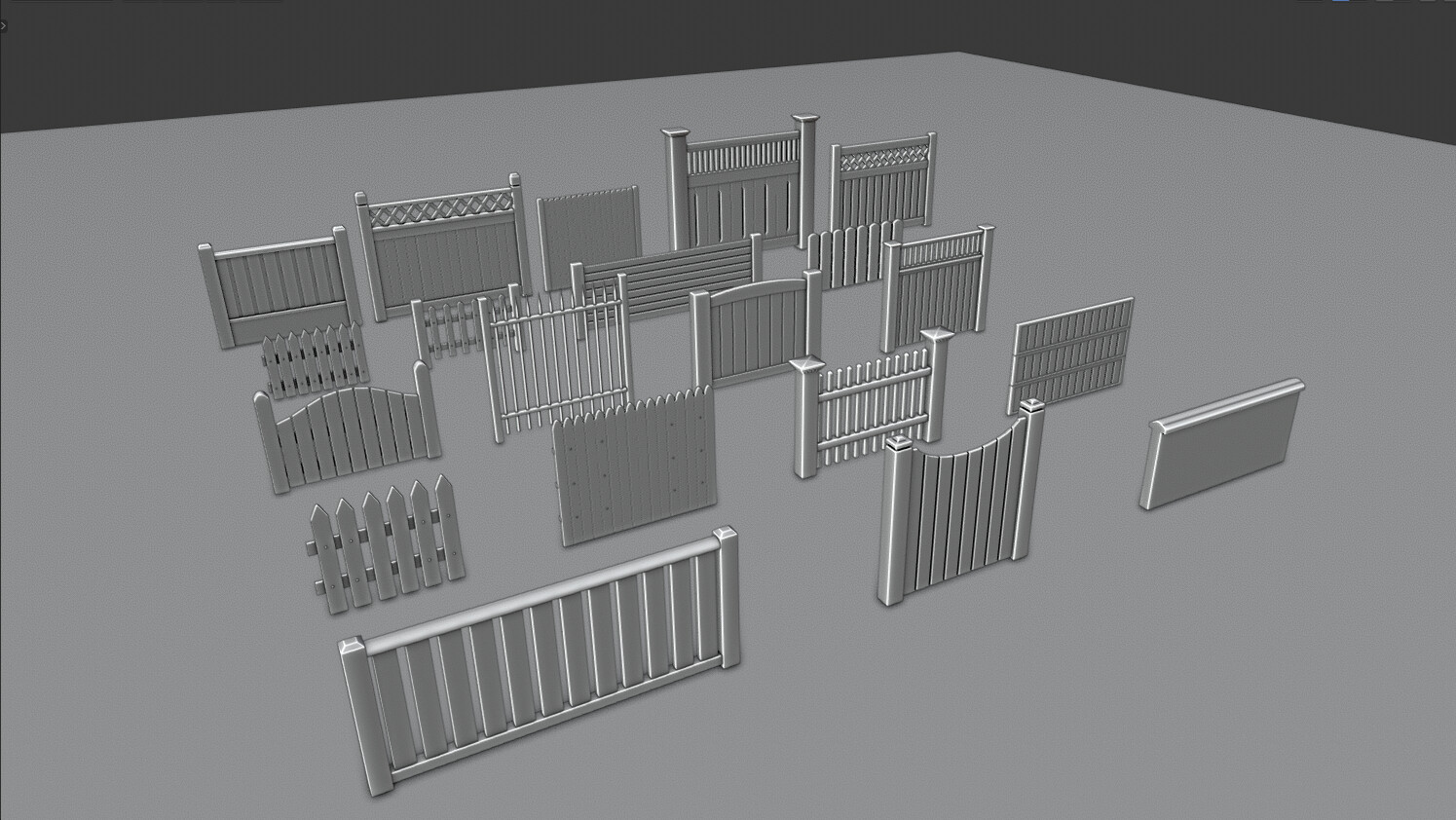 ArtStation - Fence Pack | Game Assets