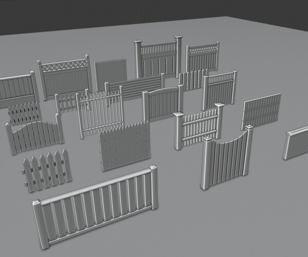 ArtStation - Fence Pack | Game Assets