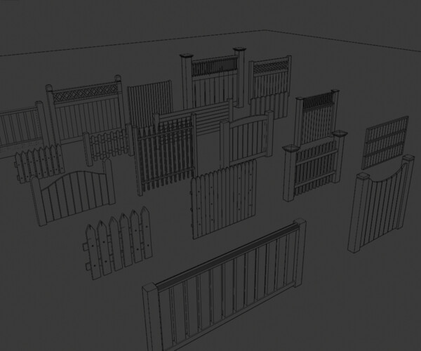 ArtStation - Fence Pack | Game Assets