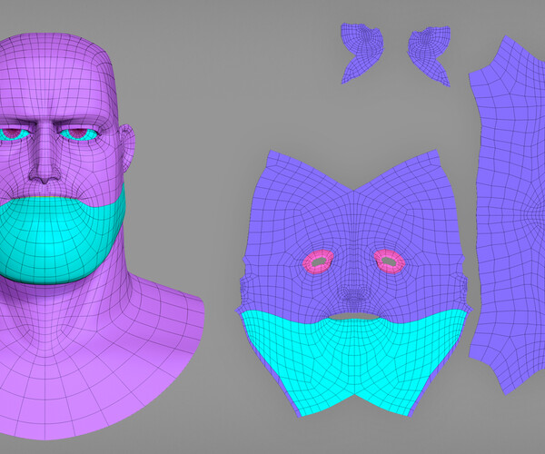 ArtStation - Male and female cartoon characters base mesh | Resources