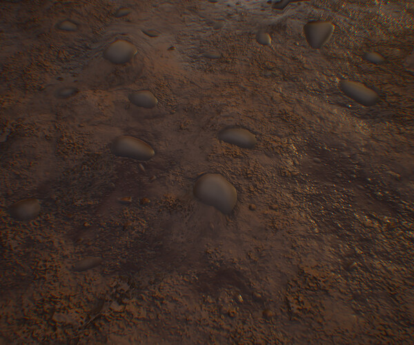 ArtStation - mud ground | Game Assets