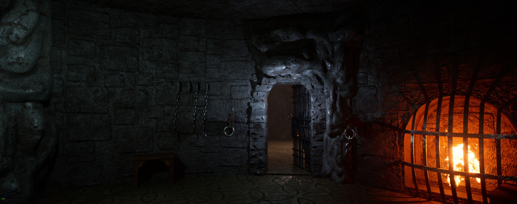 ArtStation - HellCage Environment | Game Assets