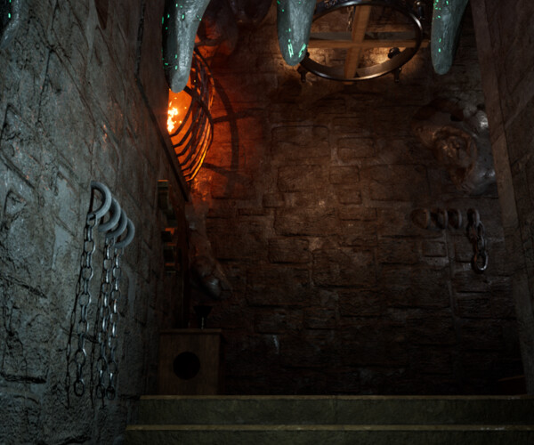 ArtStation - HellCage Environment | Game Assets