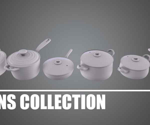 ArtStation - Pans Collection VOL.1 - Base Mesh | Resources