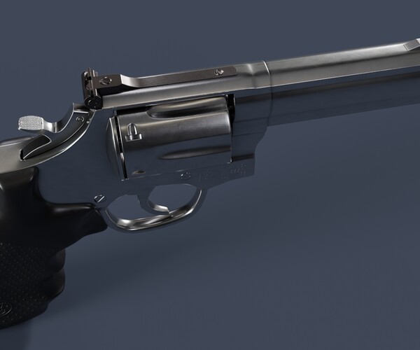 ArtStation - Detective Props Kit | Revolver Magnum | 357 caliber ...