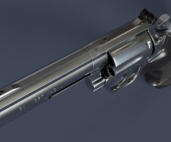 ArtStation - Detective Props Kit | Revolver Magnum | 357 caliber ...