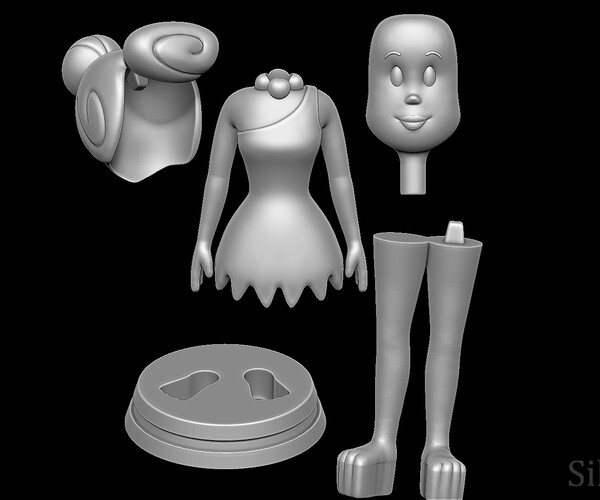 ArtStation - Wilma Flintstone - The Flintstones 3D print model | Artworks