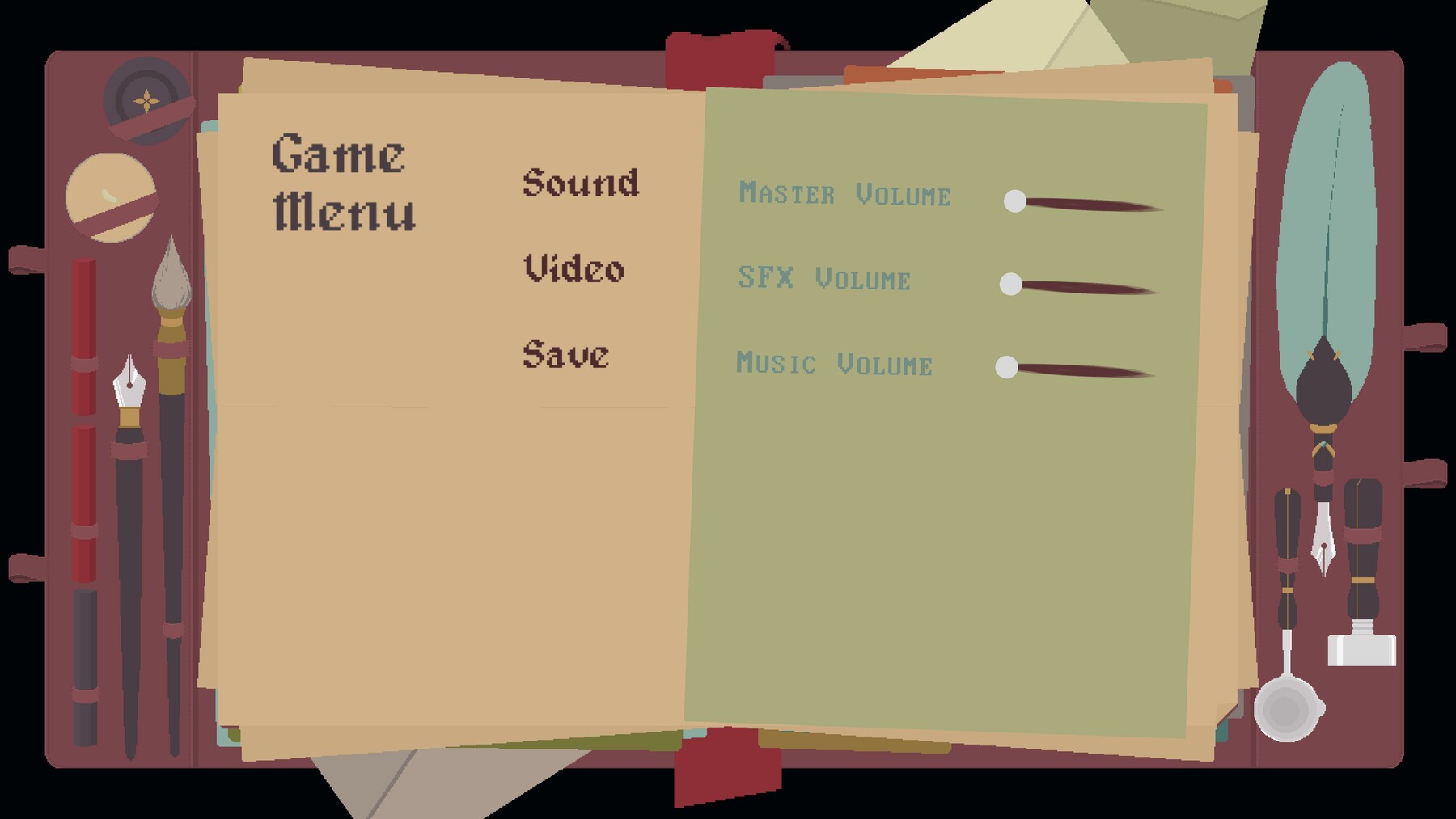ArtStation - Medieval UI for Unity - Pixel Art | Game Assets