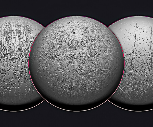 ArtStation - 50 Grunge Alphas for Substance Painter, ZBrush | Brushes