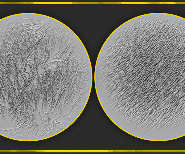 ArtStation - 20 Fur and Hair Alphas for ZBrush | Brushes