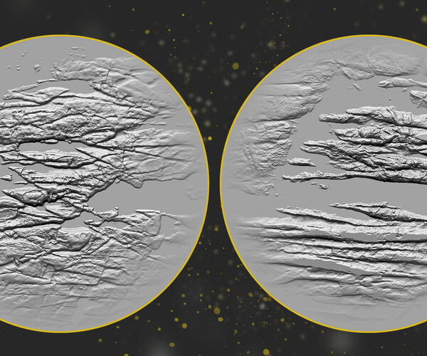 ArtStation - Rock Brush for ZBrush | Brushes