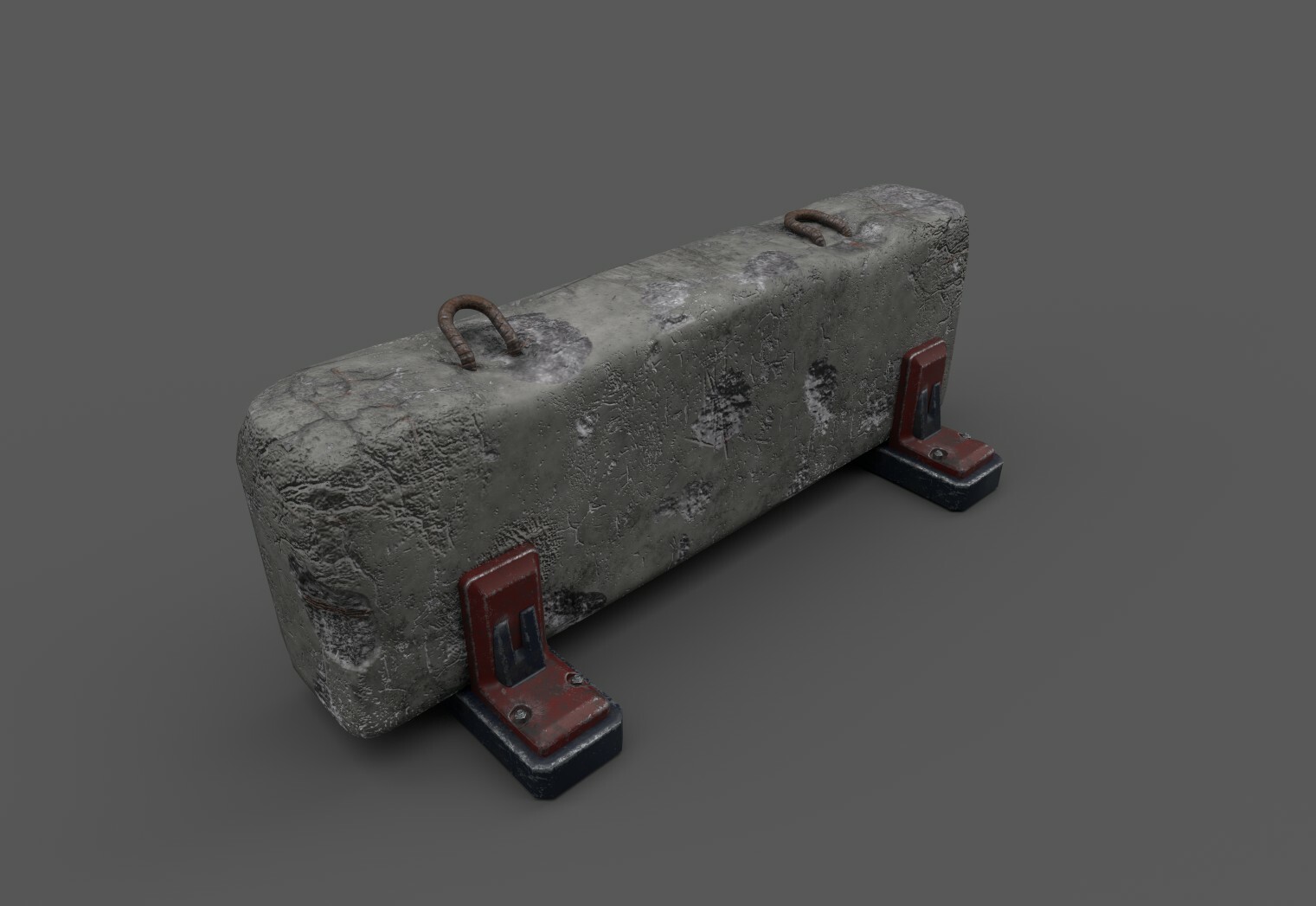 ArtStation - Road block (game ready) | Game Assets
