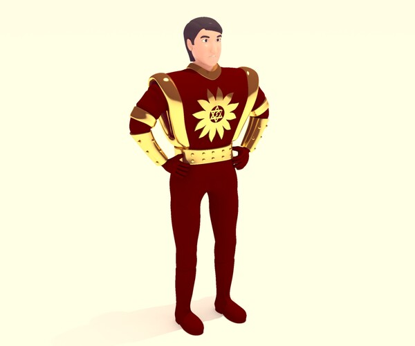 ArtStation - Shaktimaan Character | Game Assets