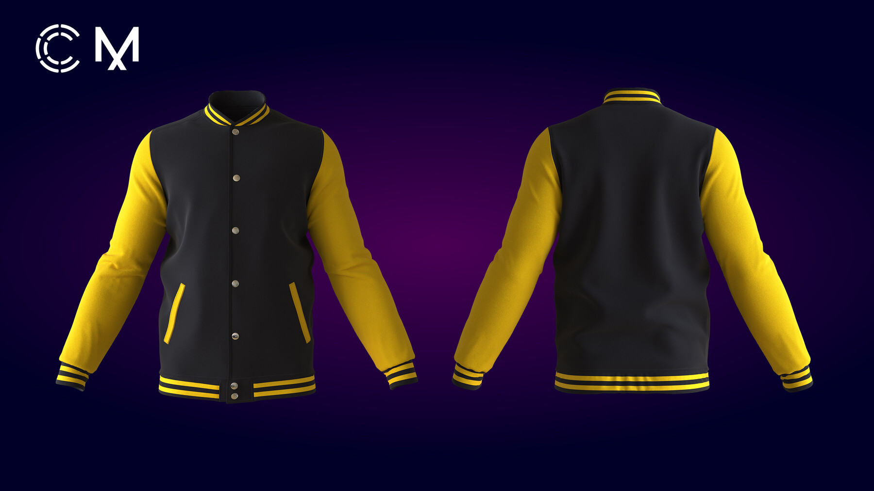 ArtStation - Men's Varsity Jacket | Marvelous Designer | CLO3D project ...