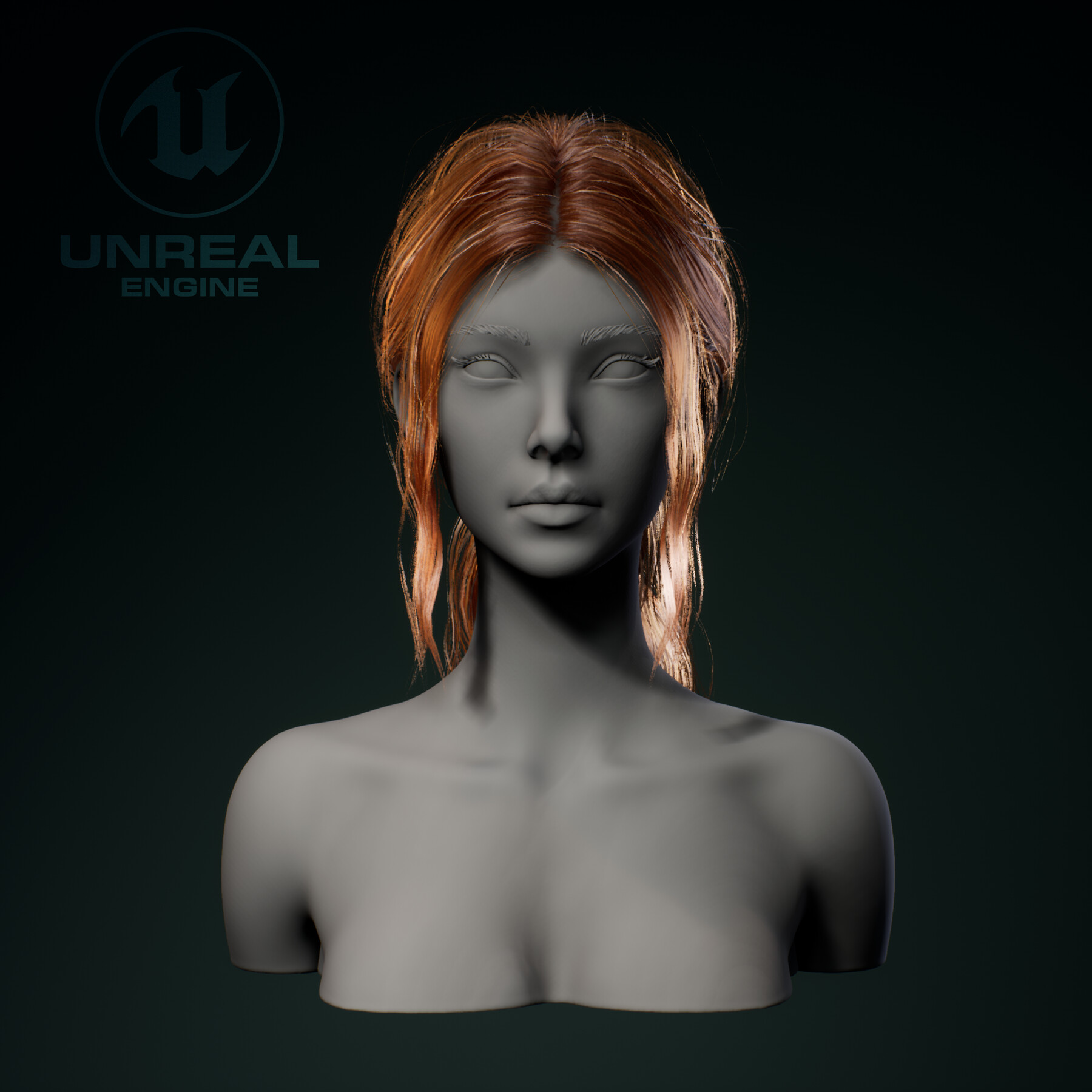 ArtStation - Hairstyle pack №1 (5 pieces). Low-poly / Game-ready / PBR. Polycount: 11 000- 22 ...