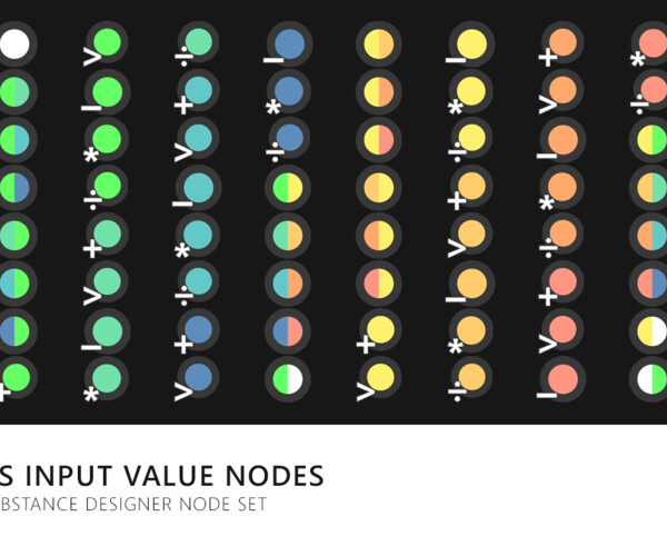 ArtStation - AS Input Value Nodes - Substance Designer Node Set | Resources
