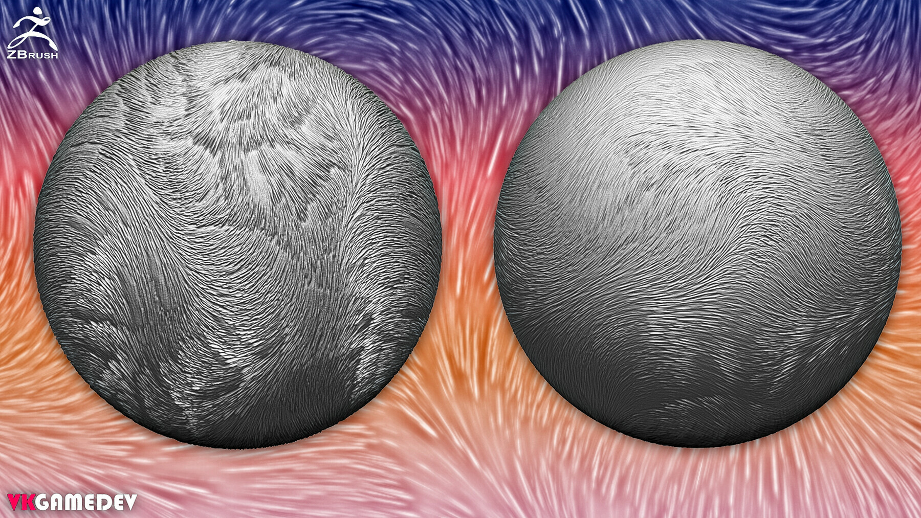 ArtStation - 15 Fur Alphas for ZBrush (Tileable) | Brushes