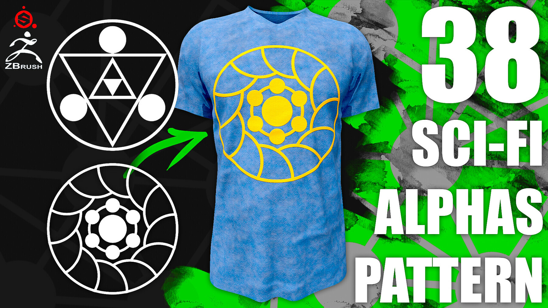 VK Gamedev Digital Products - Sci-Fi Alphas and Patterns (4K) for ...