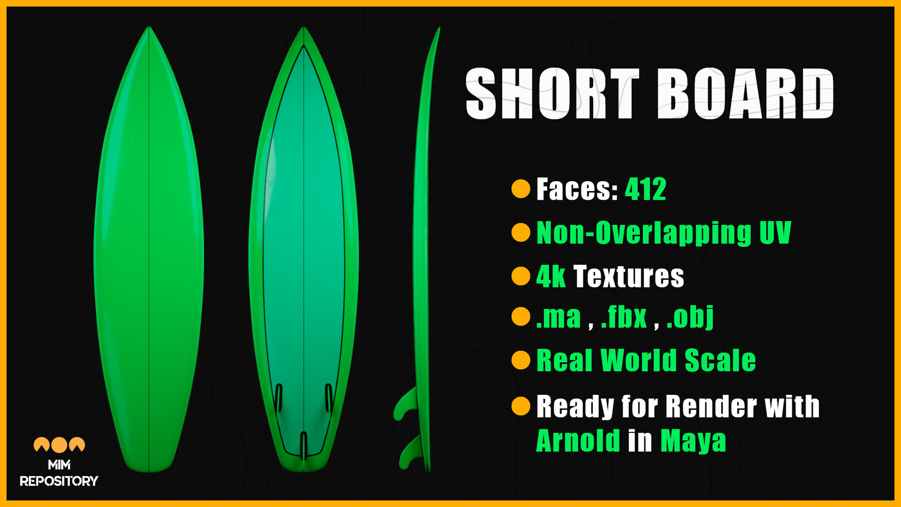 ArtStation - 10 Surfboard 3D Models (UPDATE) | Resources