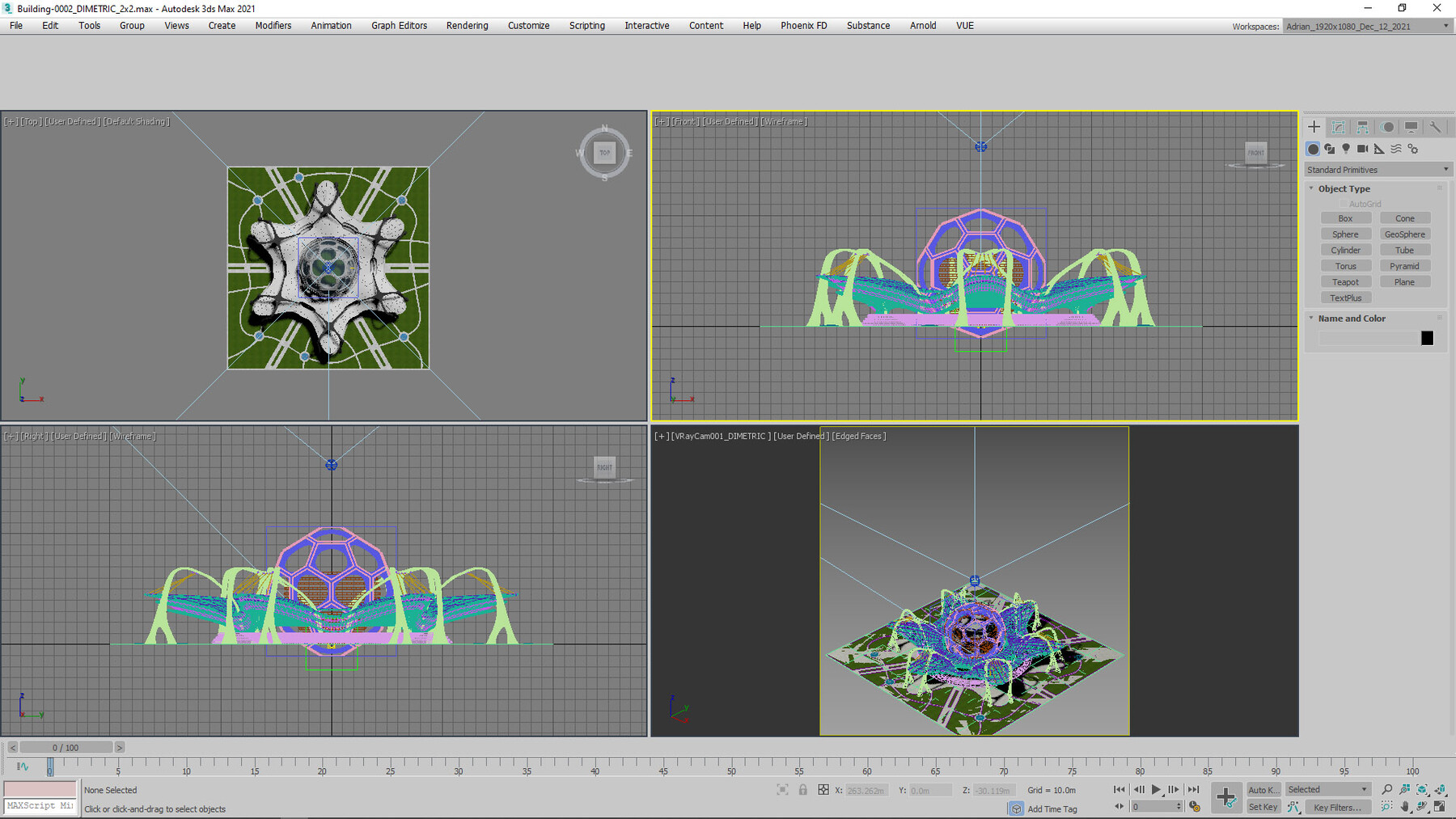 ArtStation - Architecture (Tile#0002) – 3D Model | Game Assets