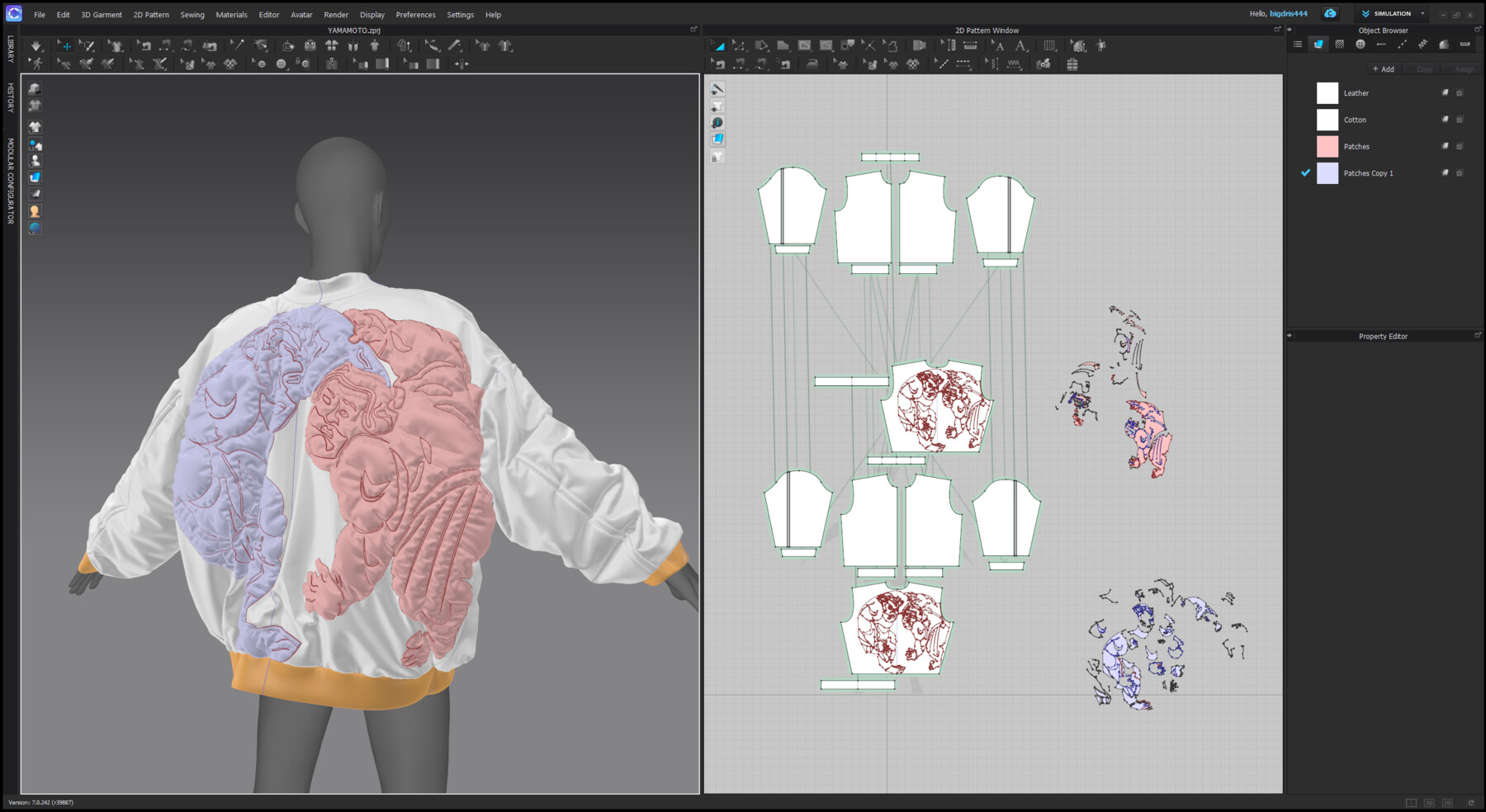 ArtStation - DIGITAL FASHION JACKET - OVERSIZED COLLEGE JACKET - CLO 3D ...