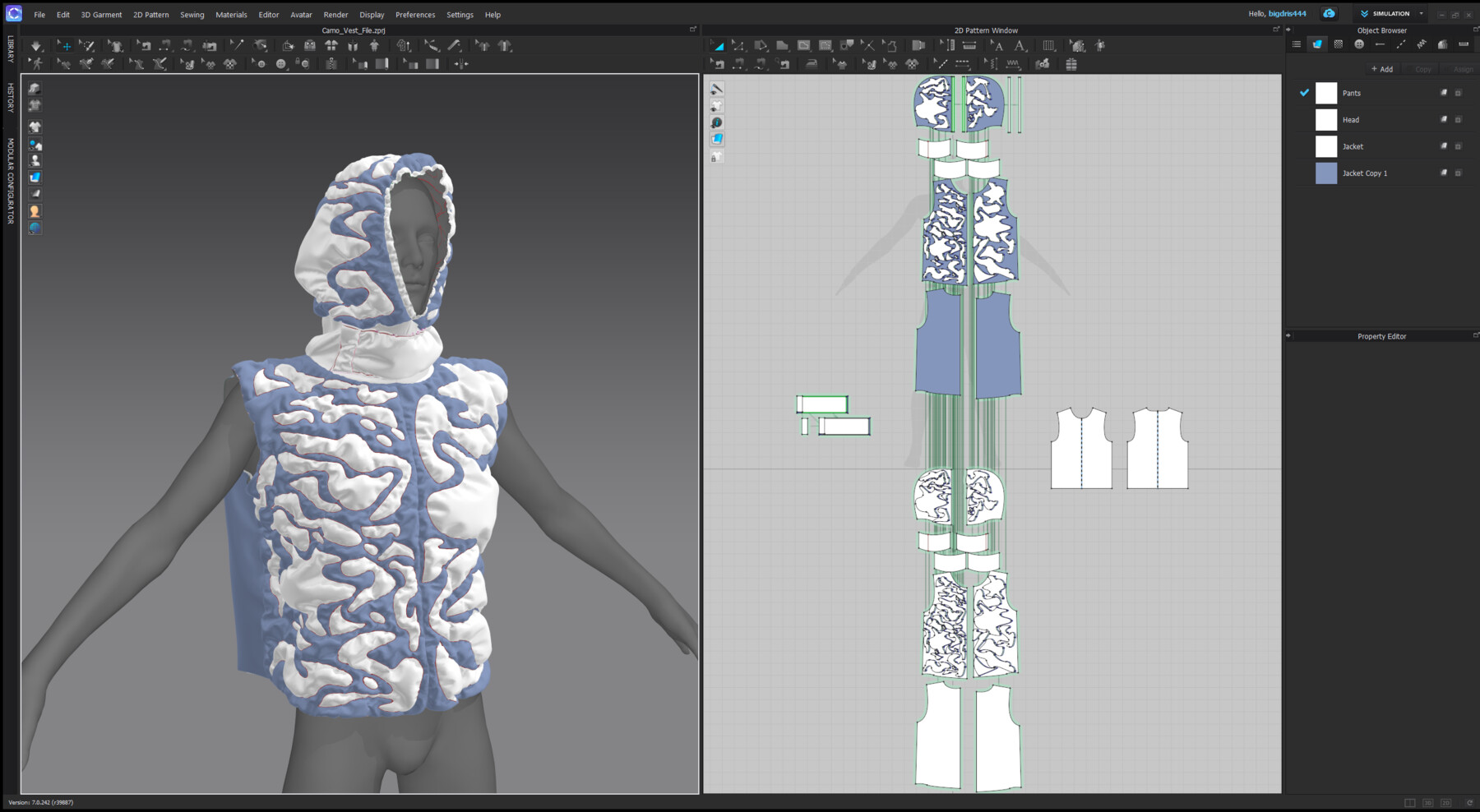 ArtStation - DIGITAL FASHION VEST- FUTURE HIGH END CAMOUFLAGE VEST ...
