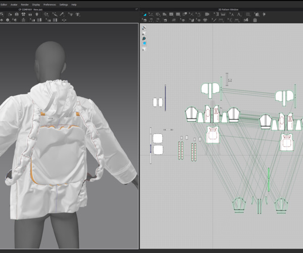 ArtStation - DIGITAL FASHION JACKET - FUTURE TECH JACKET - HIGH END ...
