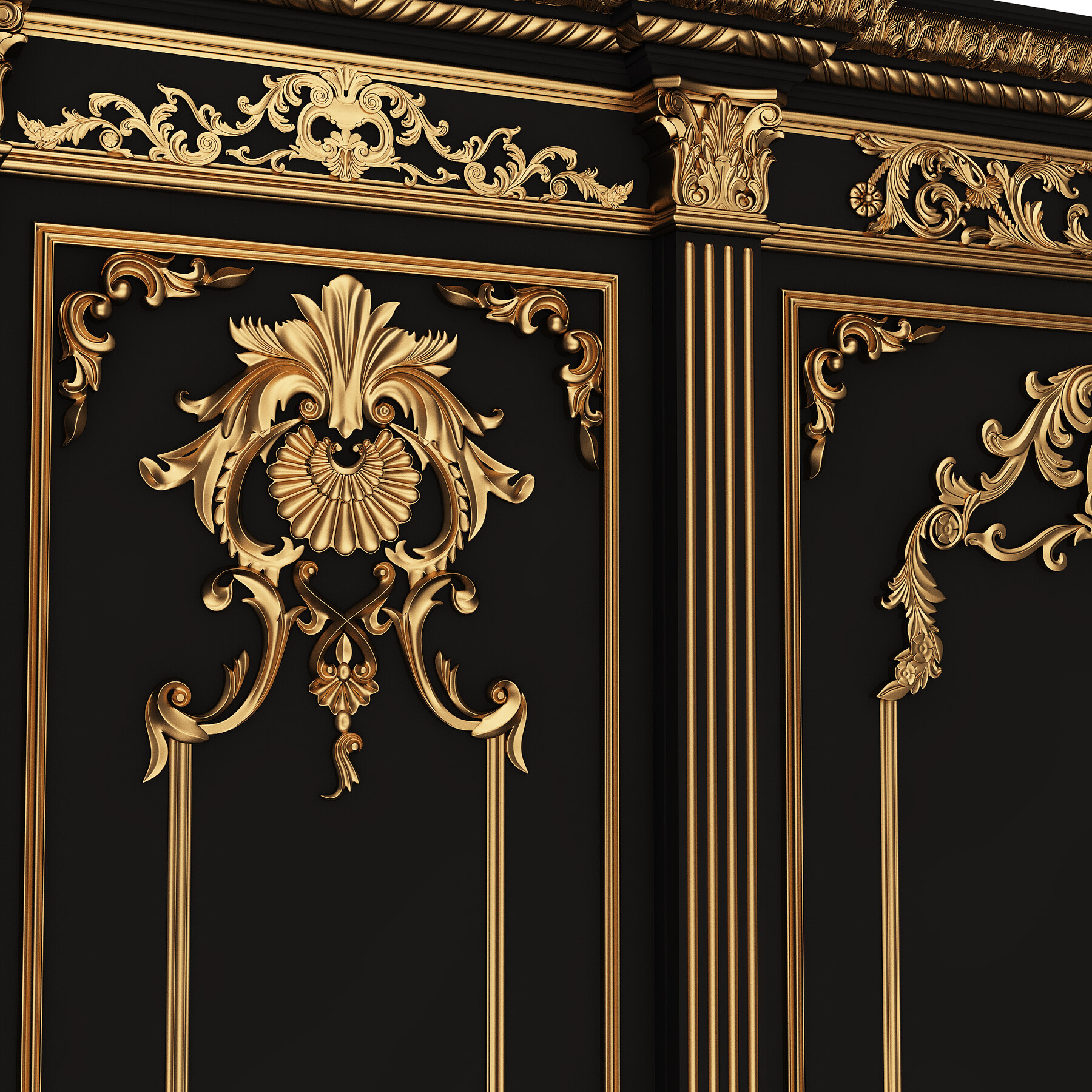 ArtStation - Boiserie Classic Panels Collection | Resources