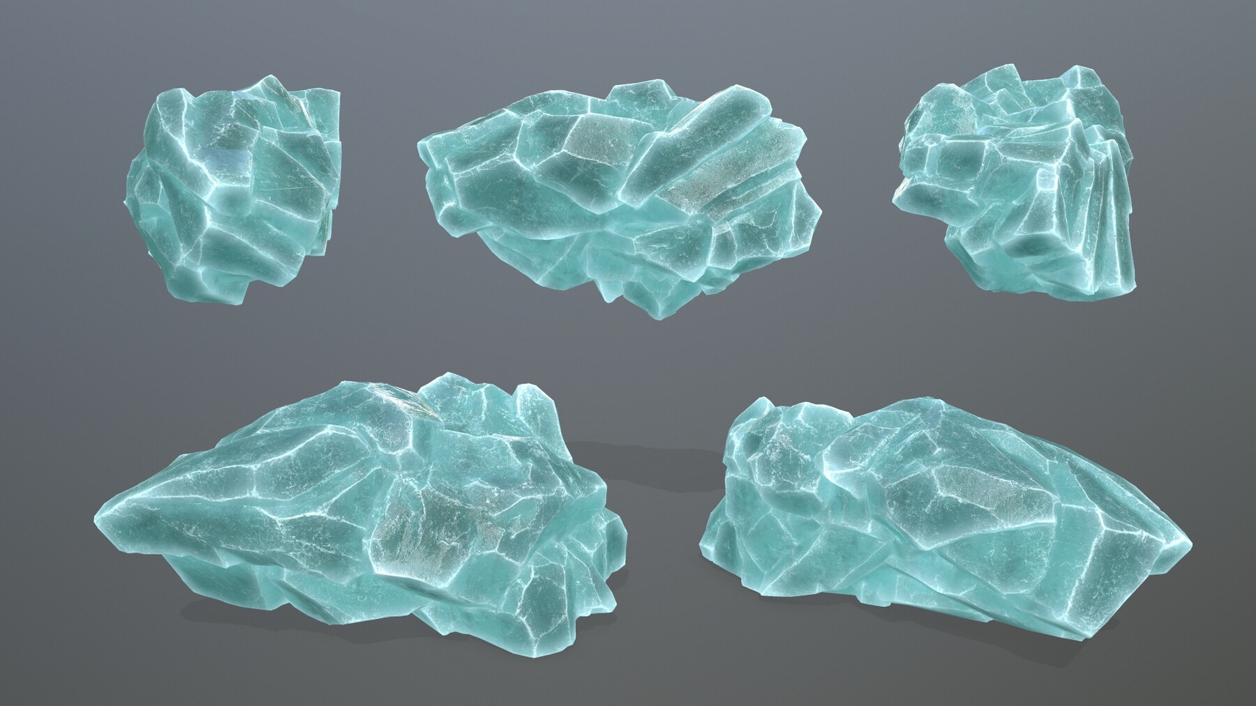 ArtStation - ice rocks | Game Assets