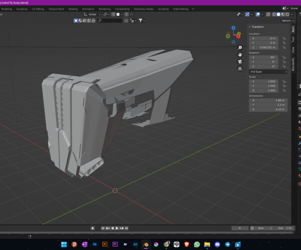 ArtStation - Flying drone with animation | Resources