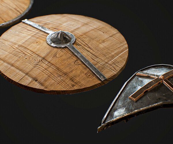 ArtStation - 30 Shield Models Game-Ready | Game Assets