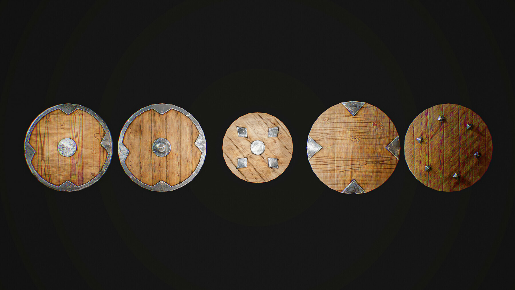 ArtStation - 30 Shield Models Game-Ready | Game Assets