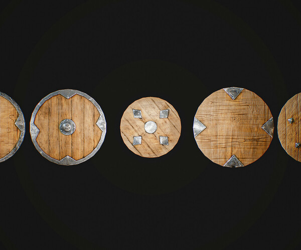 ArtStation - 30 Shield Models Game-Ready | Game Assets