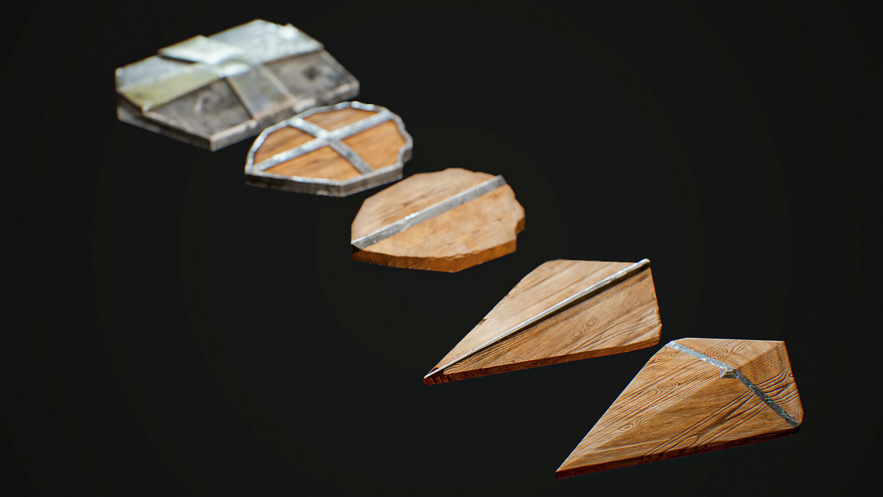 ArtStation - 30 Shield Models Game-Ready | Game Assets