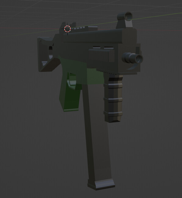 ArtStation - Low-Poly UMP45 | Game Assets