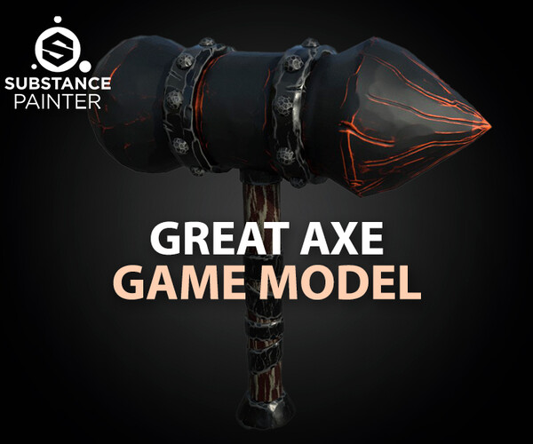 ArtStation - Great Axe - PBR | Game Assets
