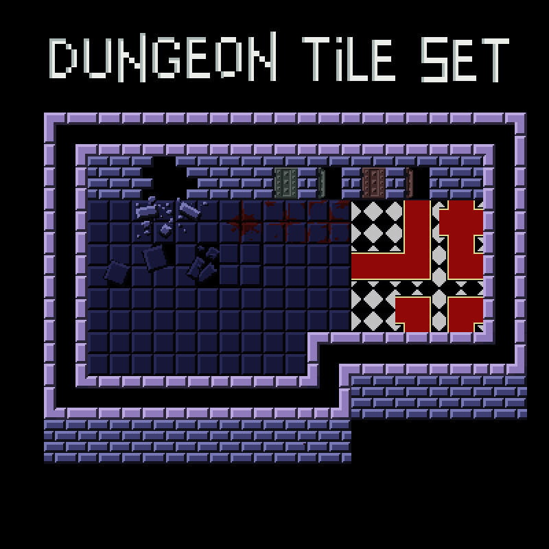 ArtStation - Free PixelArt TopDown Dungeon Tileset. Just Follow me for ...