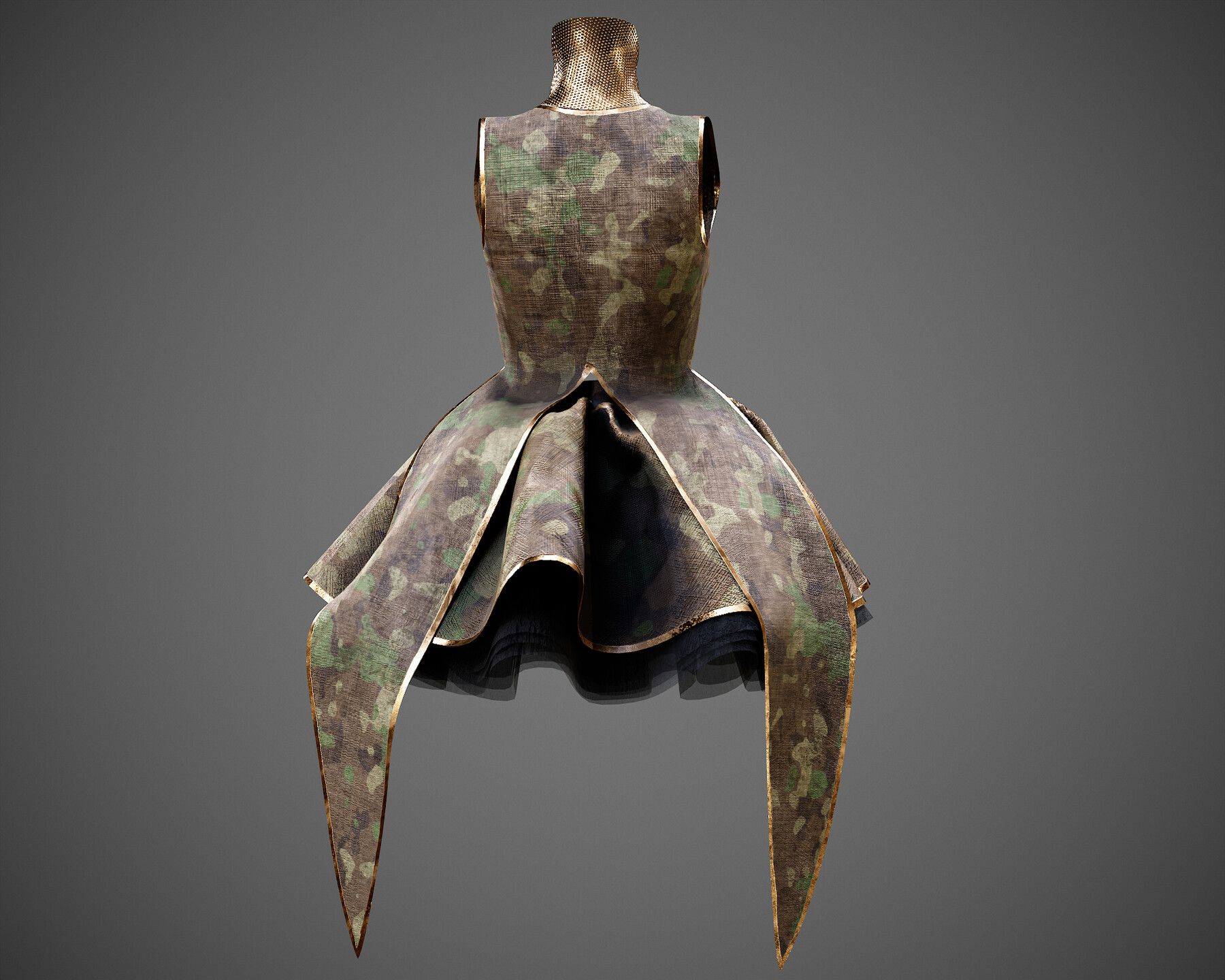 ArtStation - 4 Dresses (low poly) vol_06:marvelous designer+obj+fbx ...