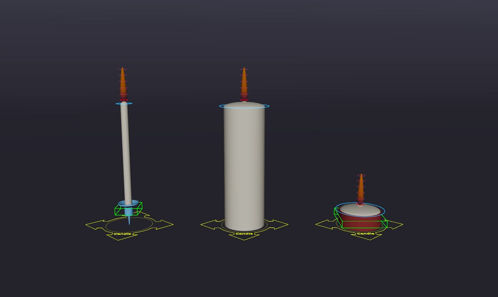 ArtStation - Candle Rig (for Maya) | Game Assets