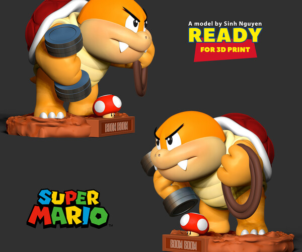 ArtStation - Boom Boom - Super Mario Fanart | Resources