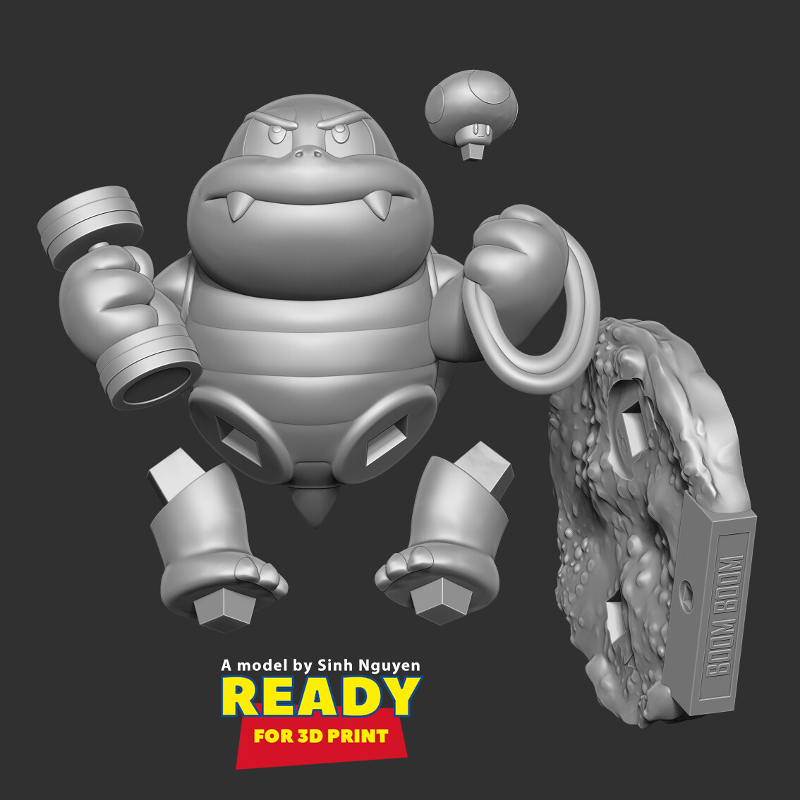 ArtStation - Boom Boom - Super Mario Fanart | Resources