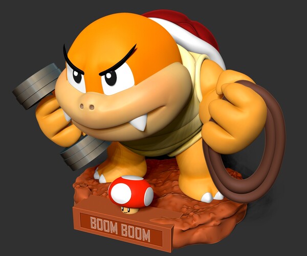 ArtStation - Boom Boom - Super Mario Fanart | Resources