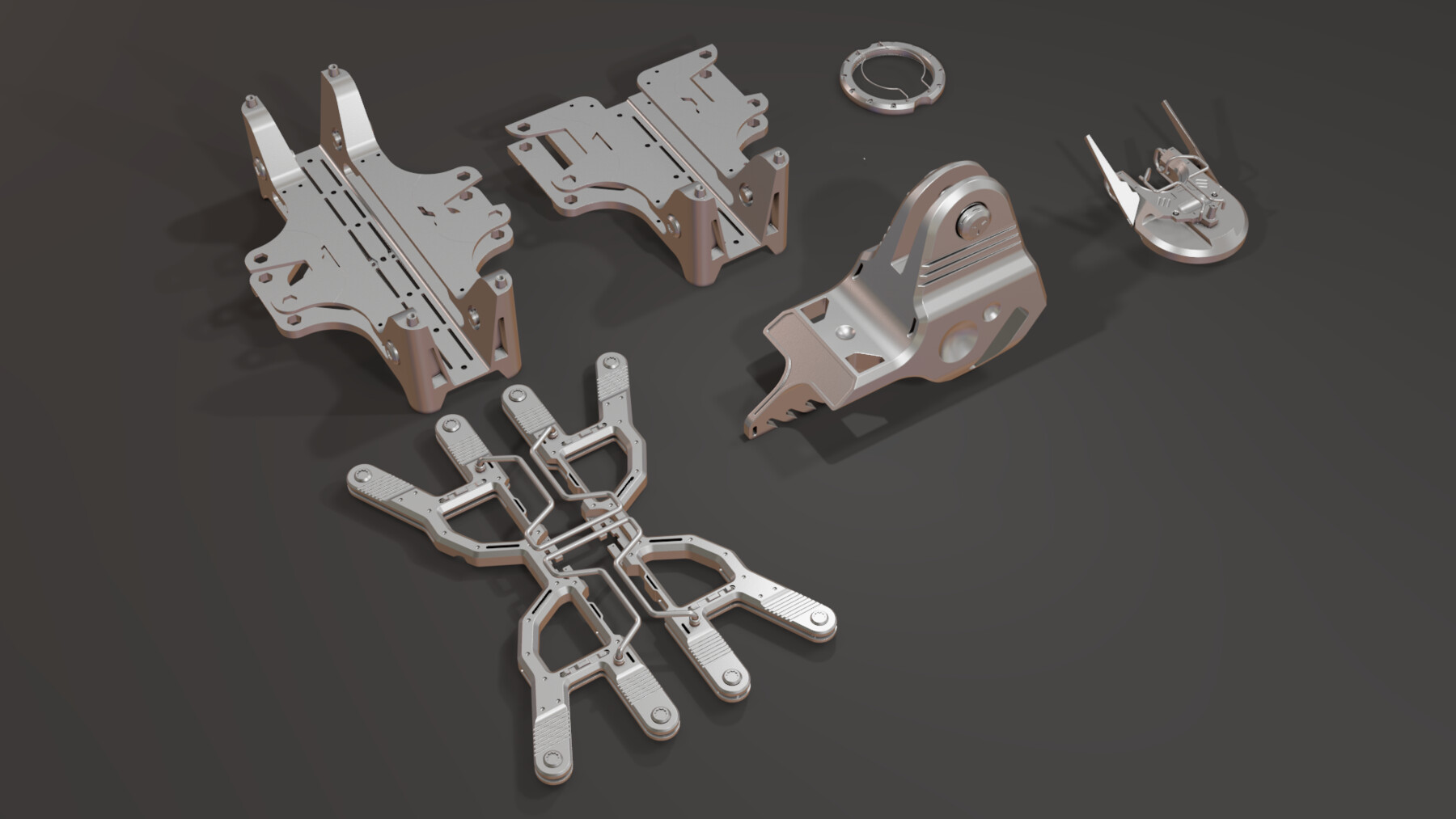 ArtStation - Sci-Fi Hard Surface KITBASH 100+ DETAILS | Resources