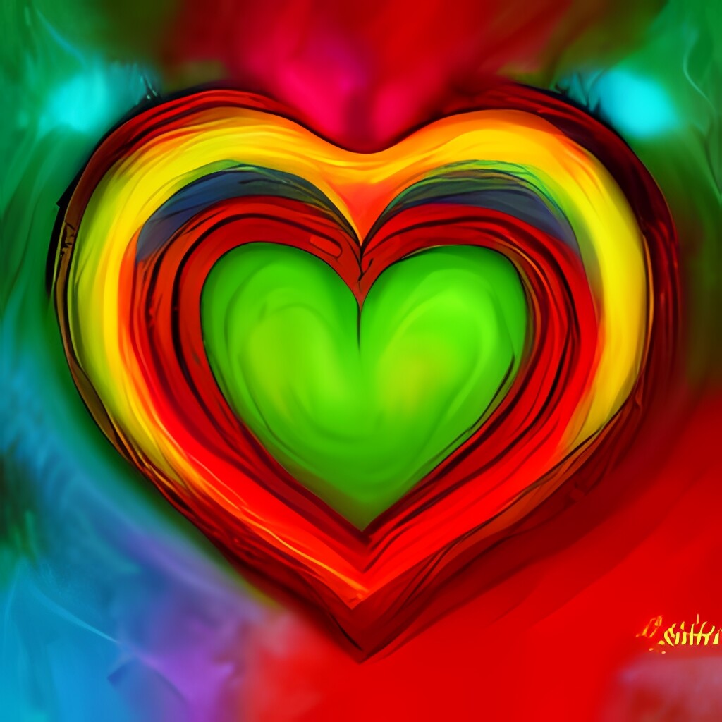 ArtStation - Heart Colorfull 4000 image pack | Artworks