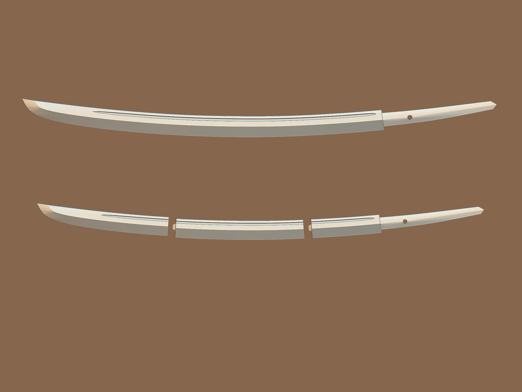 ArtStation - JAPANESE SAMURAI KATANA-3D PRINTABLE MODEL-STL+FBX+ZTL ...